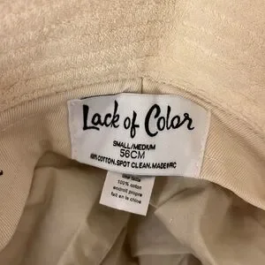 Lack Of Color | Accessories | Lack Of Color Wave Bucket Hat In Beige ...